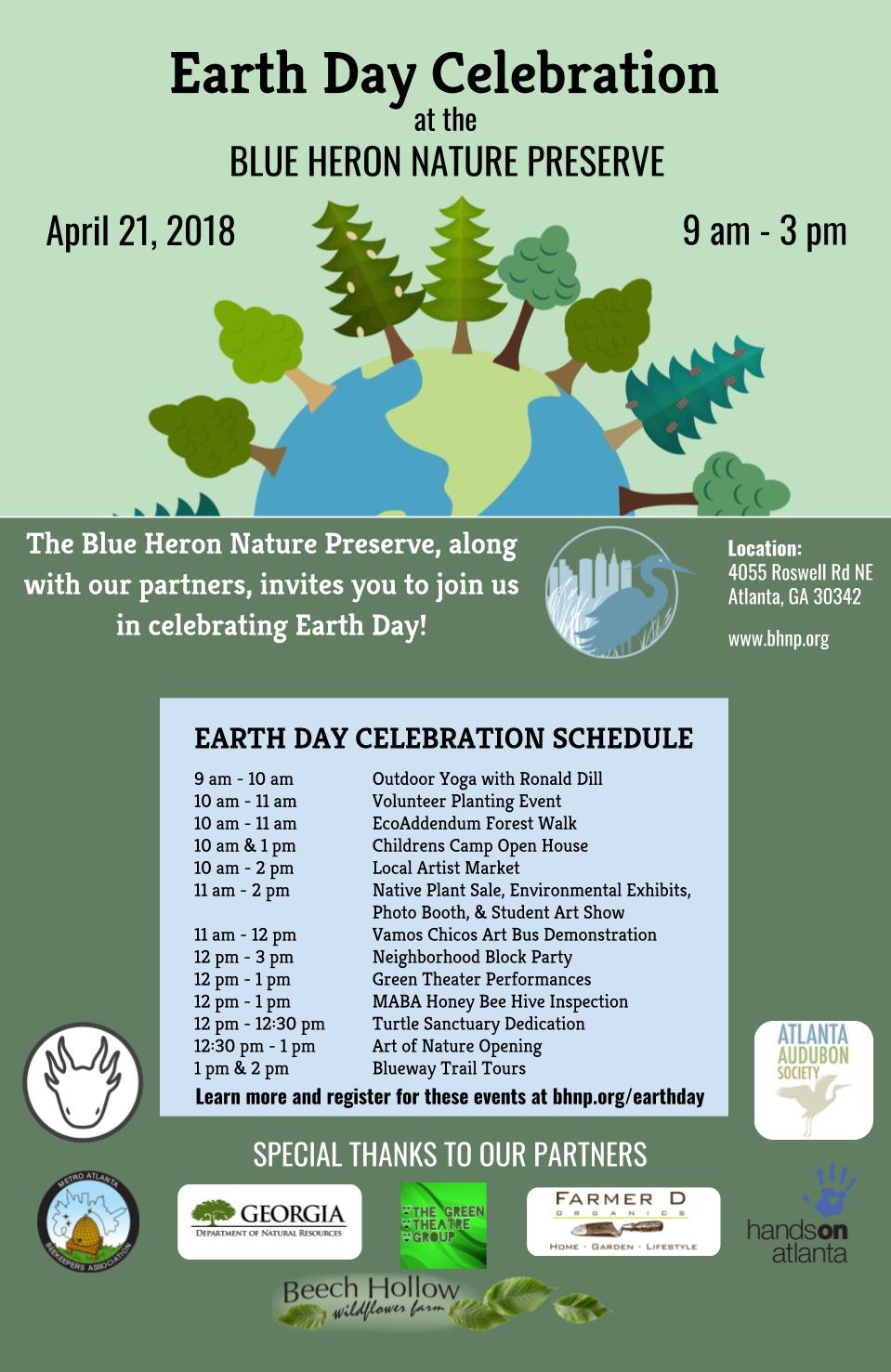 EcoAddendum 3.0Earth Day Nature Walk at Blue Heron Nature Preserve