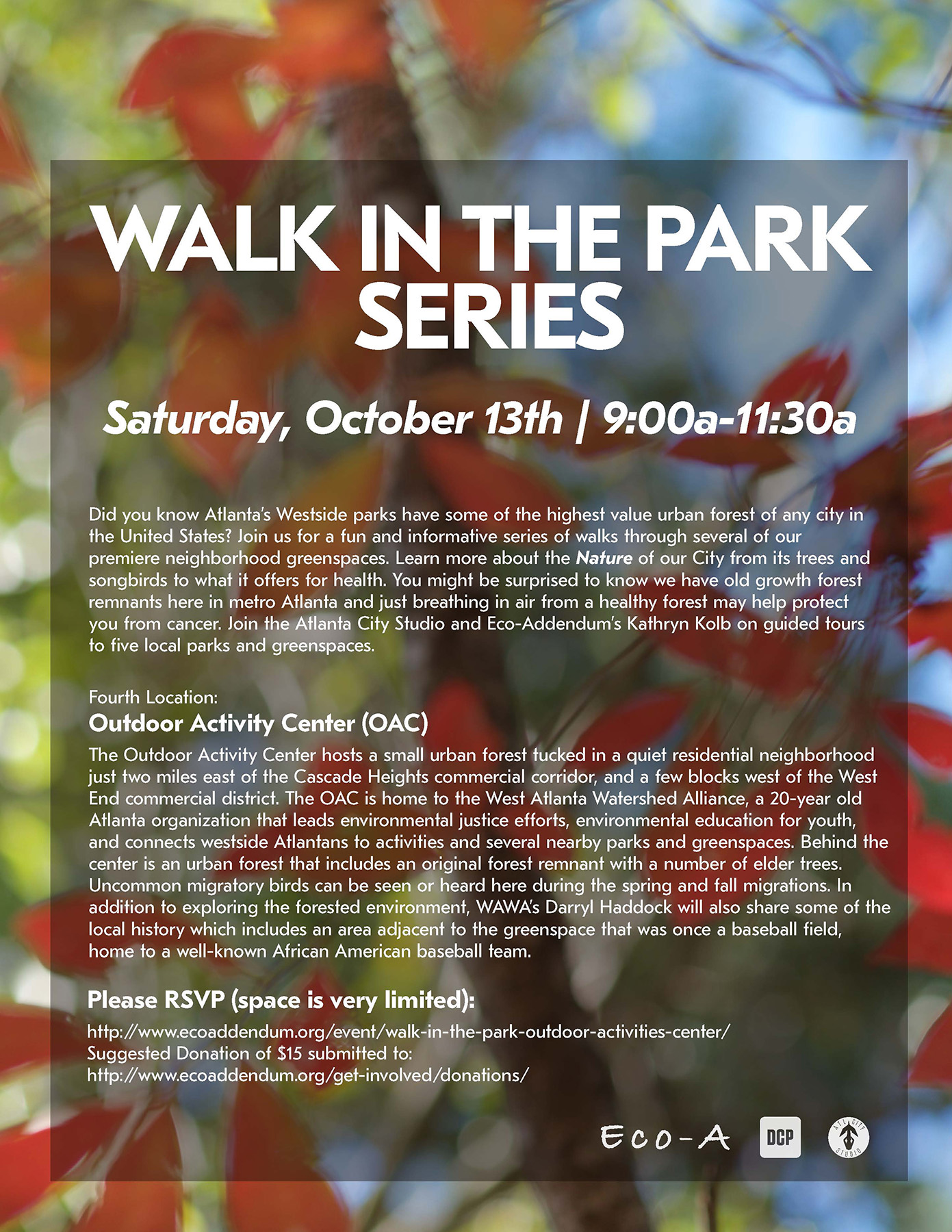 EcoAddendum 3.0Walk in the Park – Outdoor Activities Center