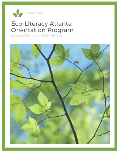 EcoAddendum 3.0 | Eco-Literacy Atlanta